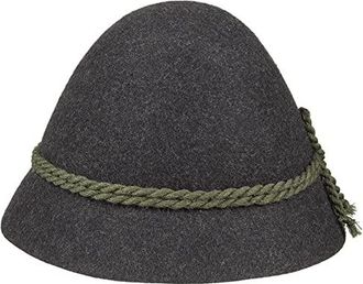 Hatshopping Chapeaushop Chapeau Classique Schinderhannes Chapeau de Chasse Oktoberfest (56 cm - Anthracite)