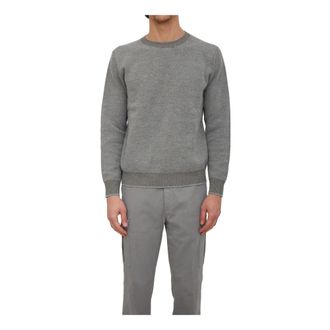 PESERICO Extrafeiner Pullover aus Merinowolle und Kaschmir - - Knitwear - Herren - Grau - L