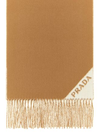 Prada Womens Multicolor Cashmere Scarf