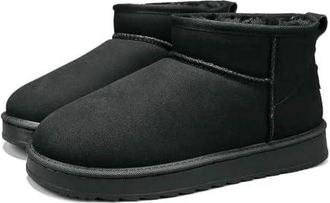 Generic NYSBH Paire de bottes de neige antid&eacute;rapantes et confortables en coton pour homme et femme, 8501 Noir, 37.5 EU