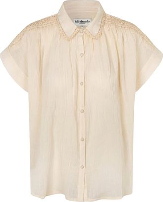 Lollys Laundry Femme, Blouses et Chemises, Beige, Taille: 42 FR Chemises