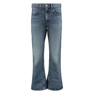 A Gold E Mid Rise Kick Boot Ankle - - Jeans - Damen - Blau - W25
