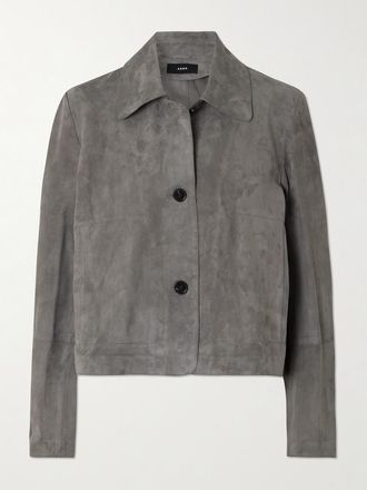 Arma Emy Jacke Aus Veloursleder - Grau