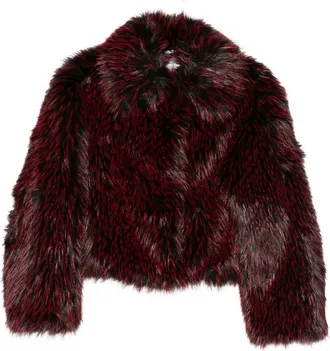 Diane Von F&uuml;rstenberg Kaz Faux-fur Cropped Jacket