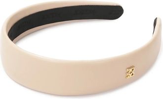 Kazar Einfaches Leder-Stirnband in Puderrosa - - Accessories - Damen - Rosa - ONE SIZE