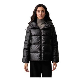 DKNY Dkny - Doudoune matelass&eacute;e &agrave; col spectaculaire - Femme - Vestes - Noir - Taille: 38 FR