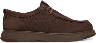 Tommy Hilfiger Halbschuhe Comfort Nubuck Moc Toe Shoe FM0FM05975 Dunkelbraun