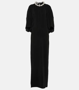 Stella McCartney Robe longue à ornements