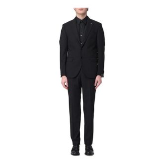 Manuel Ritz A3318 Anzug - - Suits - Herren - Schwarzk - L