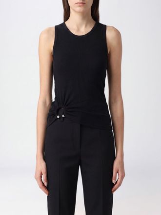Paco Rabanne D&eacute;bardeur en coton stretch &agrave; encolure en U profonde