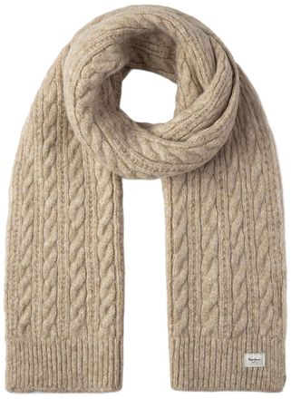 Pepe Jeans London Fiona Scarf Schal, Beige (Austernwei&szlig;), Einheitsgr&ouml;&szlig;e
