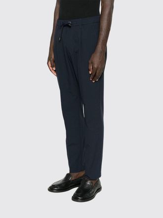 Herno Slim-Fit-Hose aus technischem Stretch-Gewebe mit Kordelzug und Bundfalten