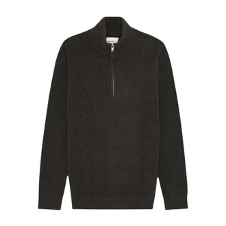 Nn.07 Danny Half Zip Sweater - - Knitwear - Herren - Braun - 2XL