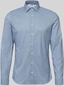Jake*s Slim Fit Businesshemd mit Kentkragen