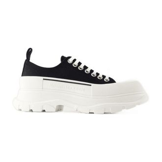 Alexander McQueen Mens Sneaker Black Canvas