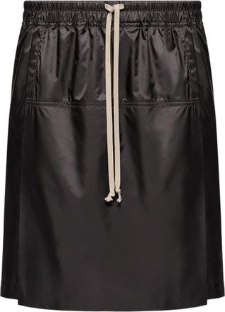 Rick Owens Moncler Kiltshorts Skort, Unisex, Black, Size: Xs