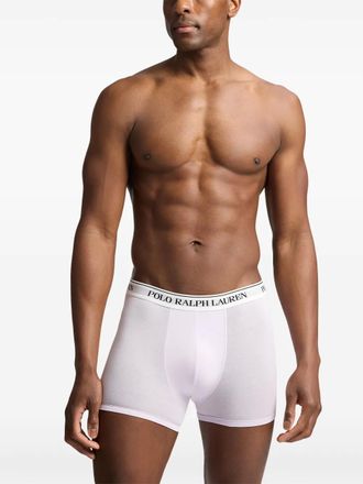 Polo Ralph Lauren boxer à taille à logo - Blanc