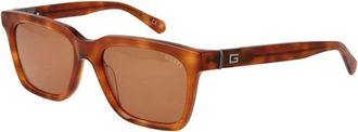 Guess Femme, Accessoires, Orange, Taille: ONE Size Rectangular Lunettes de soleil