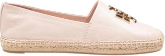 Tory Burch Eleanor Espadrille In Leather Color Rose - Gr. 6 - in Beige