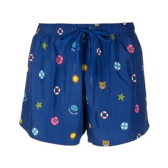 Moschino Homme, Maillots de bain, Bleu, Taille: XS Boxer de Bain