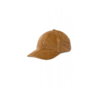 Ralph Lauren unisex, Accessoires, Brun, Taille: ONE Size Casquette de baseball en velours c&ocirc;tel&eacute;
