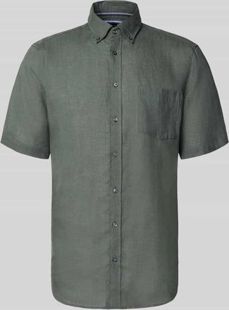 Christian Berg Regular Fit Freizeithemd aus Leinen
