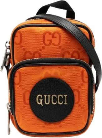 Gucci unisex, Pre-owned, Orange, Taille: ONE Size Sac bandouli&egrave;re vintage Pre-owned