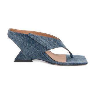 The Attico Cheope Keilabsatz-Sandalen - - Shoes - Damen - Blau - 38 EU