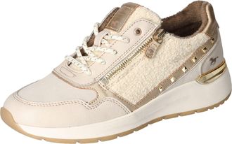 Mustang Jeans Damen 1487-302 Sneaker, Ivory, 36 EU