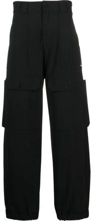 Msgm Msgm, Homme, Pantalons, Noir, Taille: M Straight Pantalons