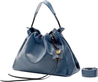 Generic JCVBN Sac &agrave; main pour femme de grande capacit&eacute;, sac fourre-tout tendance et simple avec cordon de serrage pour femme, bleu ciel, Medium