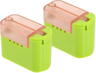 Angoily 2 St&uuml;ck Industrien&auml;hmaschinen Schmier&ouml;lbox mit Magnetischer Adsorption Transparente Kunststoff-&ouml;lbox zur Faden&ouml;lung und Fadenschutz Robust und Verschl