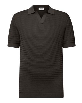 Drykorn Sommerliches Strick-Poloshirt mit Variokragen in