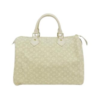 Louis Vuitton Pre-owned Monogram Mini Lin Boston Bag - - Pre-owned - Damen - Beige - ONE SIZE