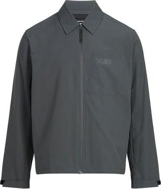 Rains Veste droite col classique unie