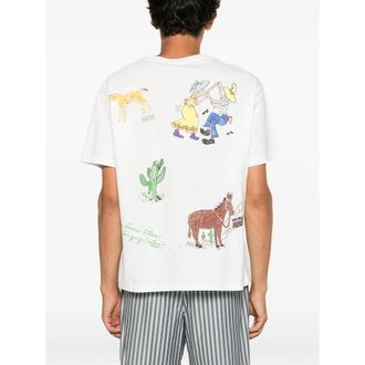Bode Graphic Print T-Shirt - White