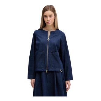 Barbour Saima Denim Jacket - - Jackets - Damen - Blau - XL