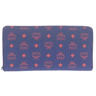 MCM Pre-owned Long Wallet - - Pre-owned - Damen - Blau - ONE SIZE