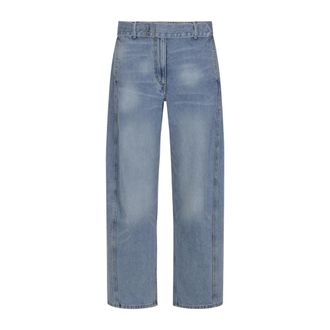 Magda Butrym Femme, Jeans, Bleu, Taille: 38 FR Wide Jeans