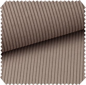 Novely ONTRE - Samtiger Polsterstoff in Feincord-Optik - Robuster Möbelstoff - Pflegeleichte Meterware 1 lfm Farbe: | 21 Graubeige