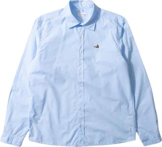 Edmmond Studios Edmmond Studios, Homme, Chemises, Bleu, Taille: XL Duck Shirt Poplin