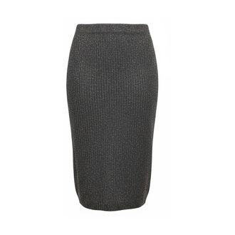 D.exterior Femme, Jupes, Gris, Taille: 38 FR Jupe Crayon