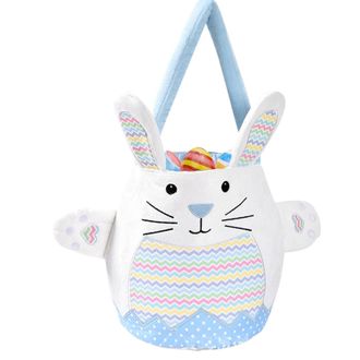 Generic Ostert&uuml;ten mit Griffen, Osterhasenkorb | Wiederverwendbare Einkaufstaschen mit Griffen - Fr&uuml;hlingshasen-Eiersuchkorb, Partyzubeh&ouml;r f&uuml;r die M&auml;dchen-Par