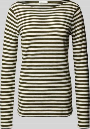 Marc O'Polo Slim Fit Langarmshirt aus reiner Baumwolle