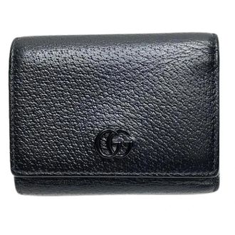 Gucci Pre-owned GG Marmont Leder Geldb&ouml;rse - - Pre-owned - Damen - Schwarzk - ONE SIZE