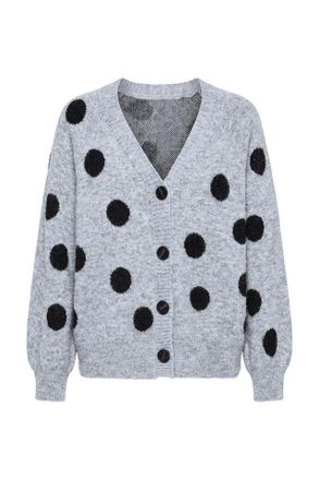 STUDIO UNTOLD Strickjacke Strickjacke Oversize Shape Dots