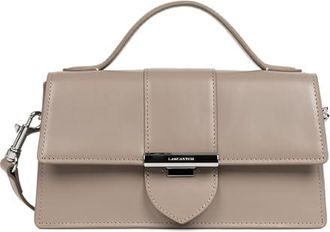 Lancaster | Paris Ily - Sac à Main Cuir de Vachette Lisse Galet Fonce