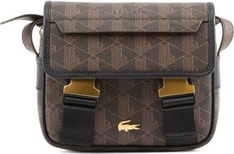Lacoste Sac &agrave; bandouli&egrave;re imprim&eacute; &agrave; logo m&eacute;tallique