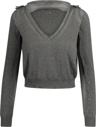 Diesel Femme, Pulls, Vert, Taille: 40 FR D-Debi Sweater
