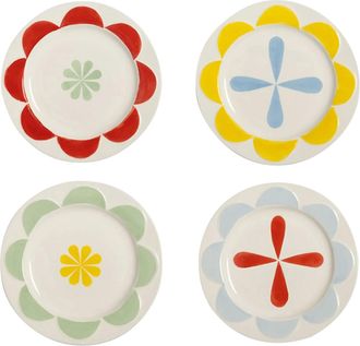 &Klevering Assiettes Folk - Set de 4 &Klevering